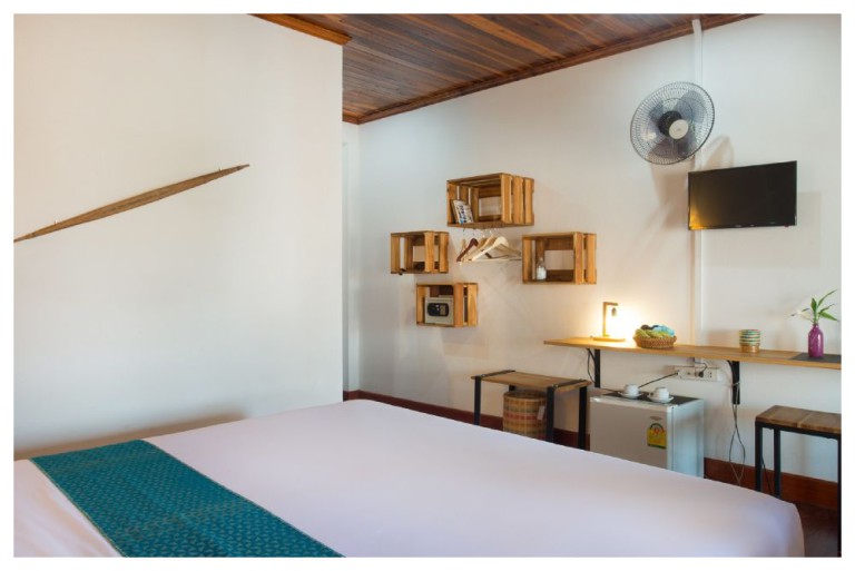 Cold River Luang Prabang hotel river view in quite alaway